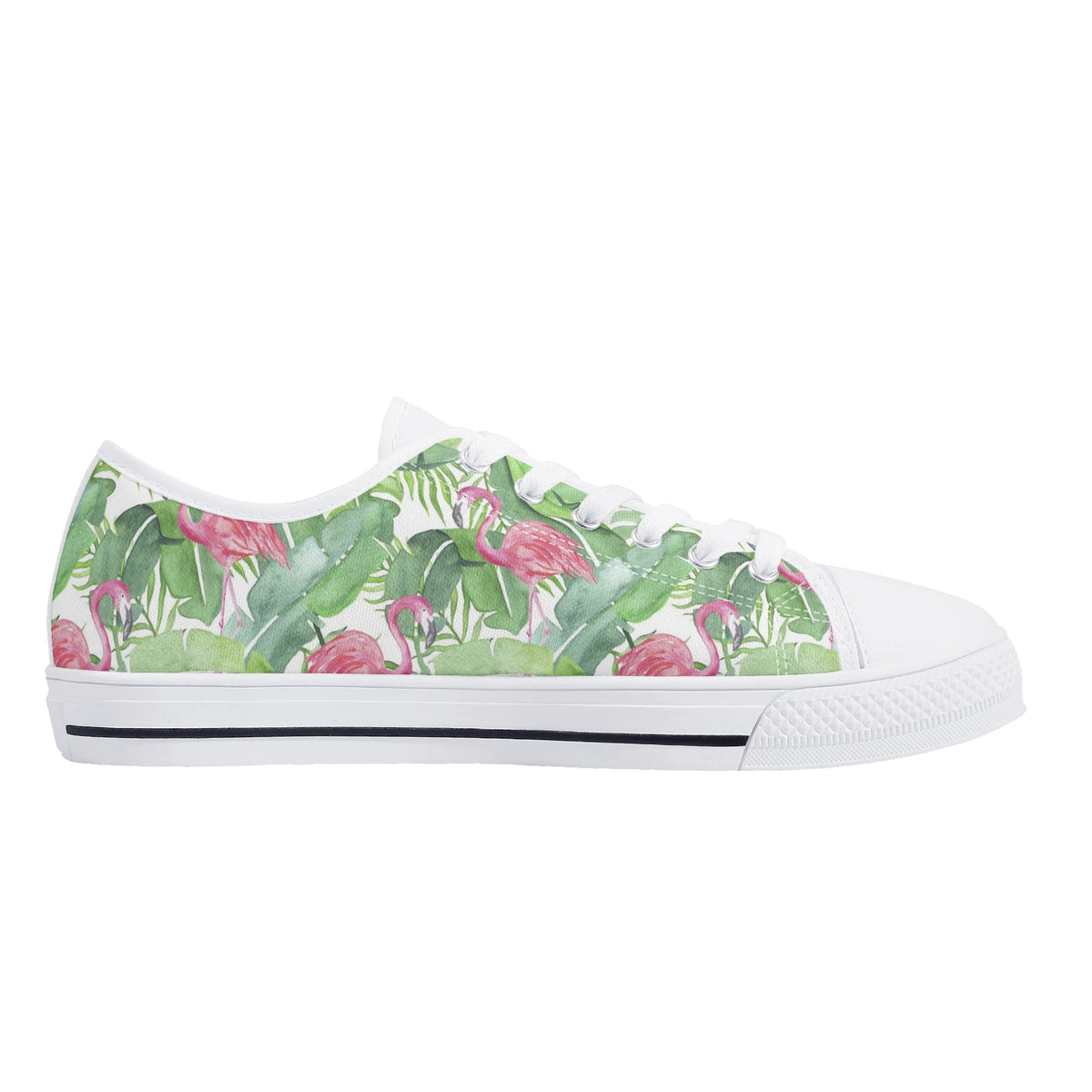 Flamingo Women's Low Top Canvas Shoes – Graco Design